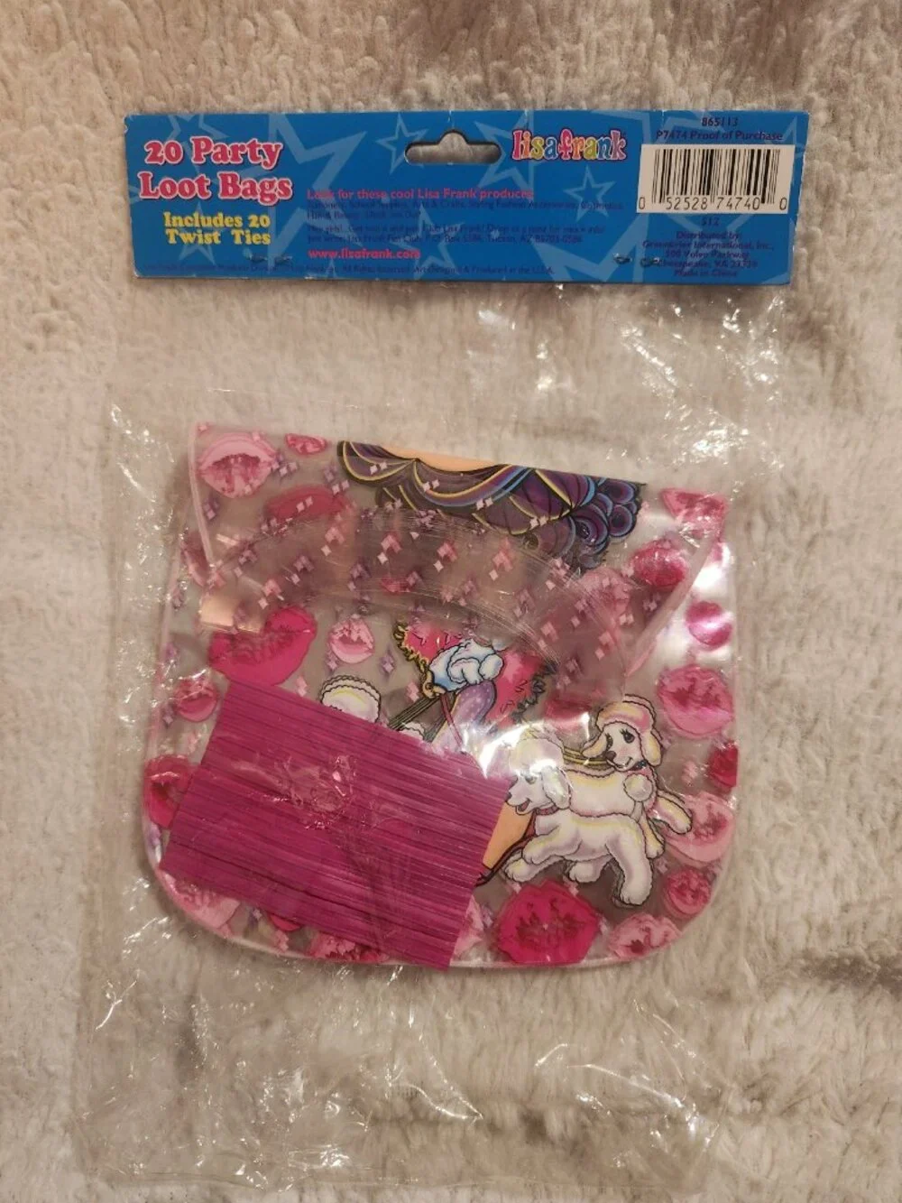 Lisa Frank | Office | Lisa Frank Vintage Sealed Party Loot Bags 2 Bags ...